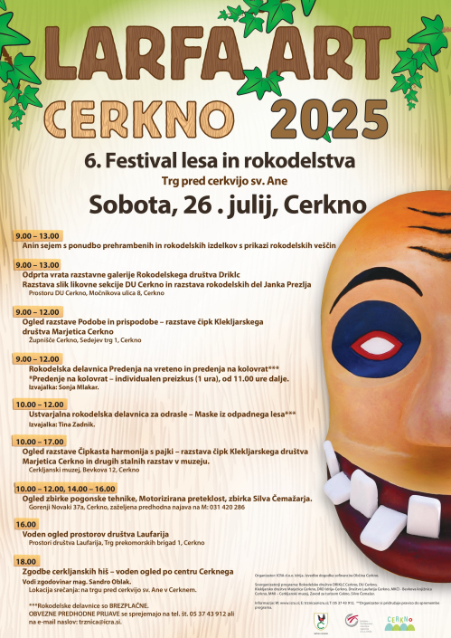 Larfa Art Cerkno 2025 – Visit Cerkno